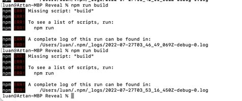 reactjs how to fix missing script build when running npm run build stack overflow