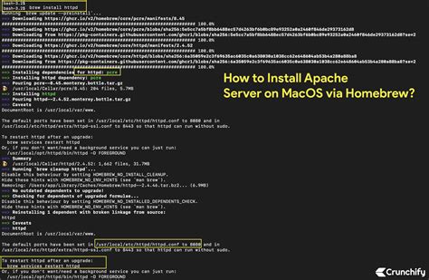 how to install apache d on macos via homebrew crunchify