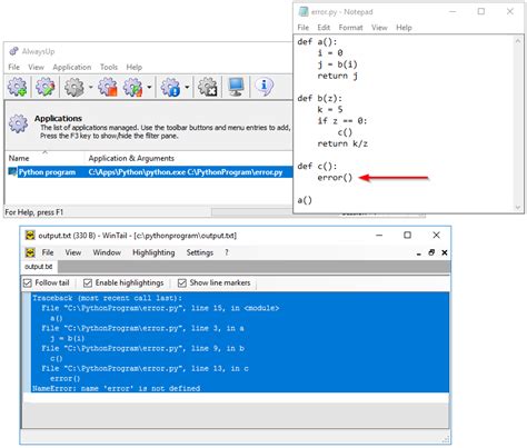 qanda how do i see the output traceback from my python windows service the core technologies blog