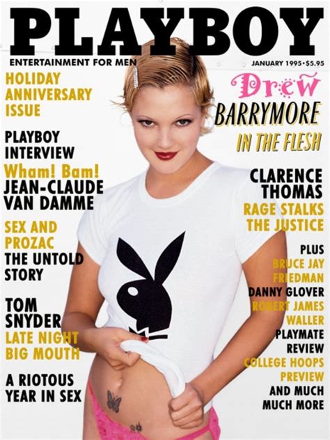 Drew Barrymore Defends Posing For Playboy At The Chronicle