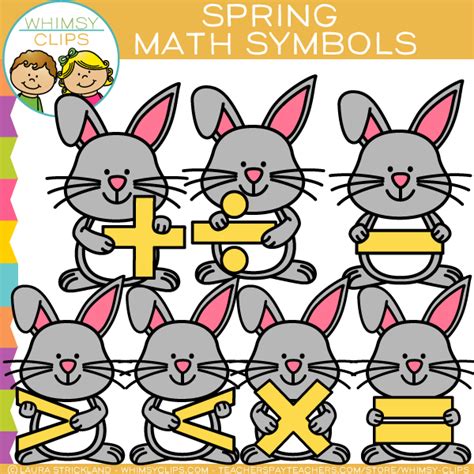 Free Spring Math Clip Art Whimsy Clips