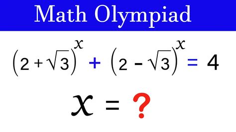 math olympiad preparation learn how to find the value of x involving radicals vijay maths