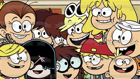 Decorate Your Cake With This The Loud House Themed Edible Cake Topper Image Featuring Lori Leni
