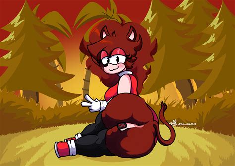 Rule 34 Angel Island Ass Ass Focus Black Socks Blushing Brown Hair Cat Ears Cat Girl Cat Tail
