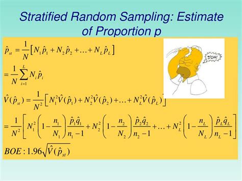 ppt chapter 5 5 6 stratified random sampling estimating a population proportion powerpoint
