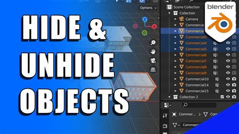 How To Hide And Unhide Objects In Blender D