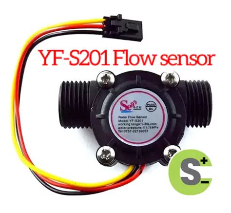 Water Flow Sensor With Arduino To Measure Flow Rate Volume Circuit