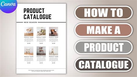 How To Make A Product Catalogue In CANVA Product Brochure Flyer
