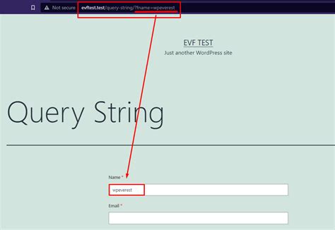 how to auto populate form fields using query string everest forms documentation