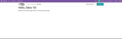 How To Create Menu Pages Mega Menus In Odoo 16