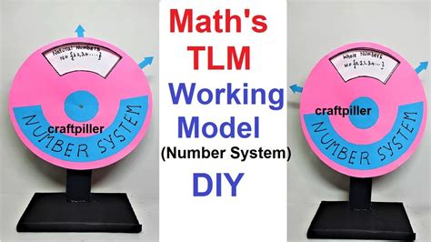 How To Make Maths Tlm Working Model Number System Diy Science