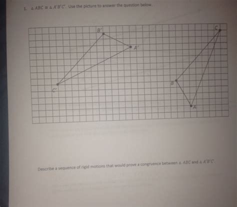 solved triangle abc congruence triangle a b c use the