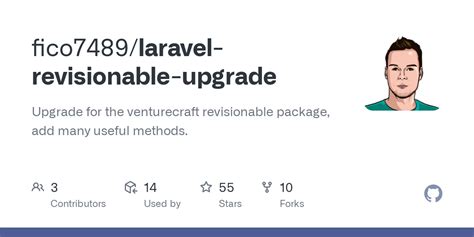Fico7489 Laravel Revisionable Upgrade LaravelPackages Net
