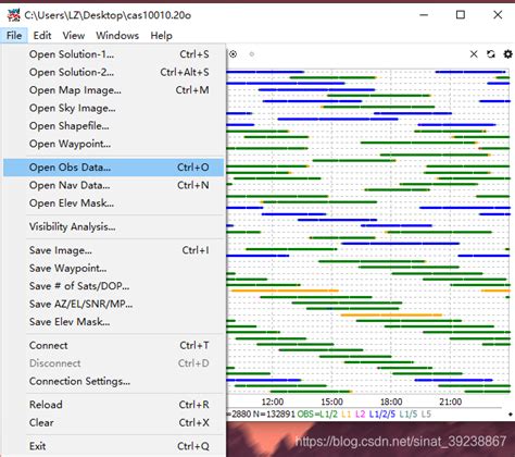 rtkplot导出卫星数据并进行python天空图绘制 python黑洞网