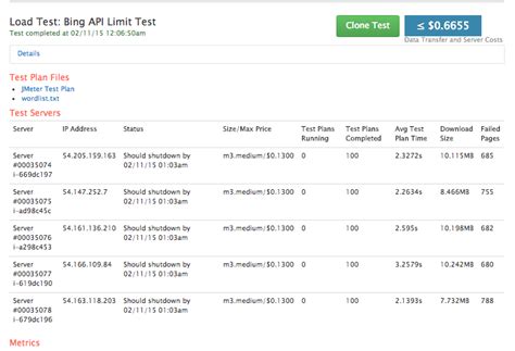 JMeter Load Testing Against Public APIs Bing Use Case RedLine13