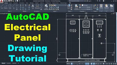 How To Draw Electrical Schematics In Autocad Panel Autocad E