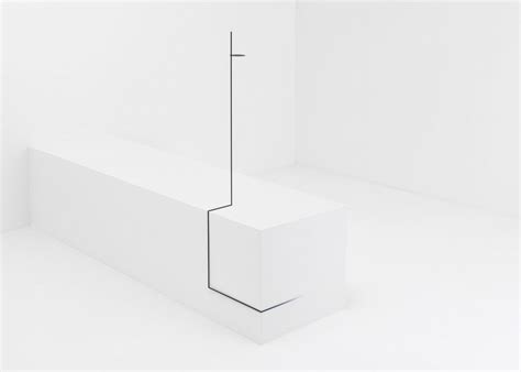 nendo s border tables fit the contours of a tokyo gallery