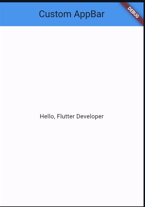 How To Customize Appbar In Flutter AppOverride
