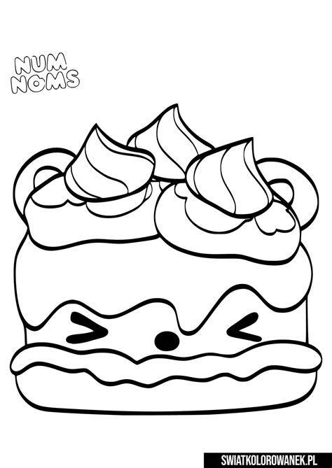 Zabawki Num Noms Kolorowanki Darmowe Kolorowanki Do Druku