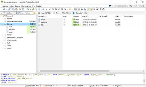 ejercicios de mysql crear tablas para la base de datos librer a hot sex picture
