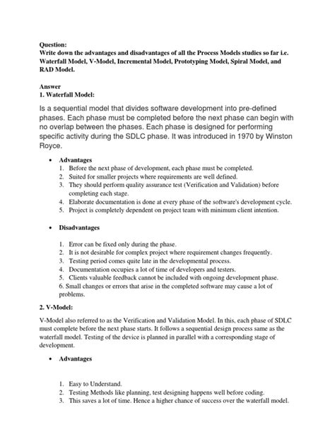 assignment pdf software development process software testing