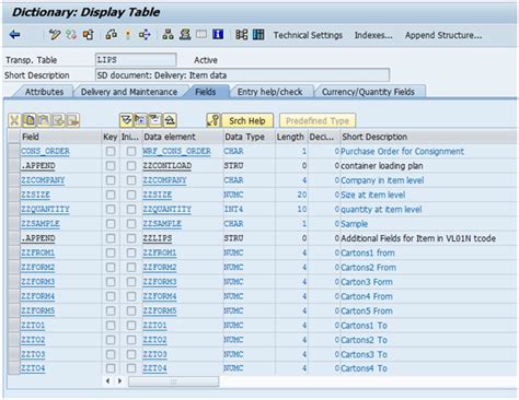 sap abap badi add item custom fields tab in vl01n vl02n vl03n delivery