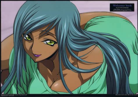 Illustration Anime Anime Girls Code Geass Cartoon Black Hair Comics Villetta Nu Sketch