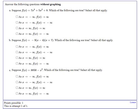 solved answer the following questions without graphing a