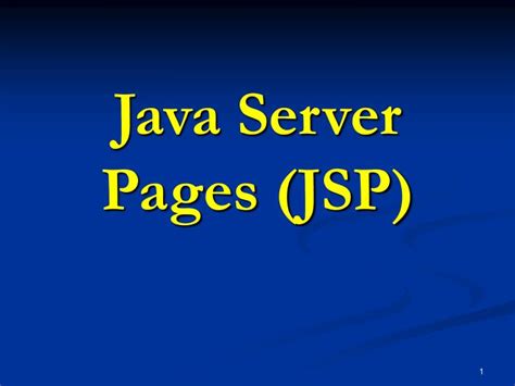 ppt java server pages jsp powerpoint presentation free download id 5526042