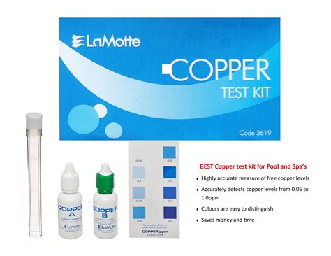 Copper Test Kit By Lamotte Hilltop Solar