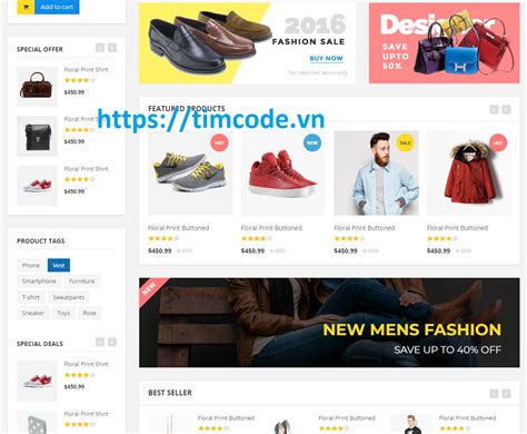 template website bán hàng html5 css tải miễn phí