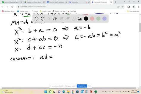 solved if n is the smallest positive integer such that the polynomial x4−n⋅x 63 can be written