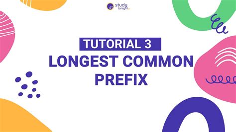 longest common prefix tutorial 3 youtube