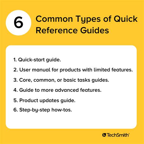 5 Printable Quick Reference Guide Template Word Forms Vrogue Co
