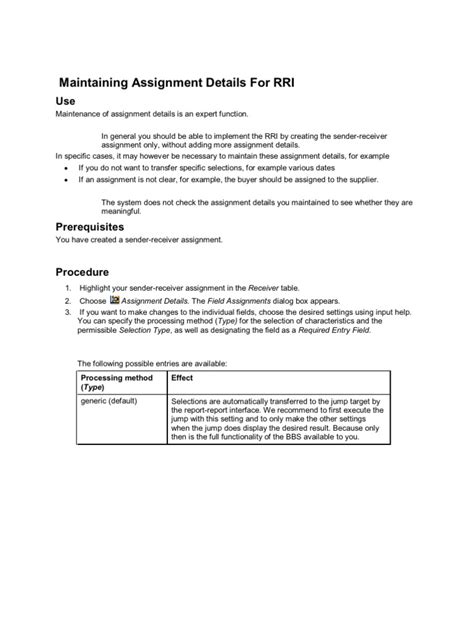 maintaining assignment details for rri pdf subroutine parameter computer programming
