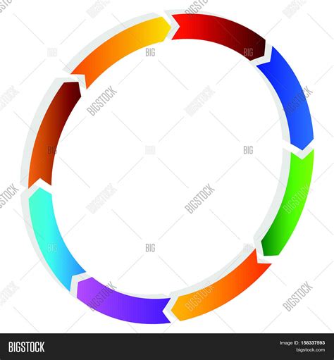 Segmented Circle Vector Photo Free Trial Bigstock