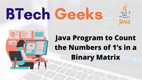 Java Program To Count The Numbers Of 1s In A Binary Matrix BTech Geeks