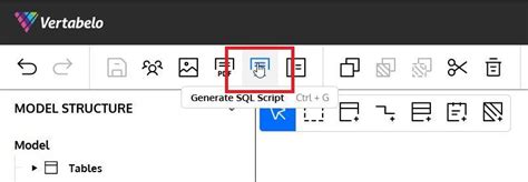 how to generate a snowflake database model ddl vertabelo database modeler
