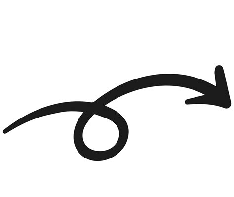 Hand Drawn Arrow Doodle Icon Png On Transparent Background Pn NBKomputer