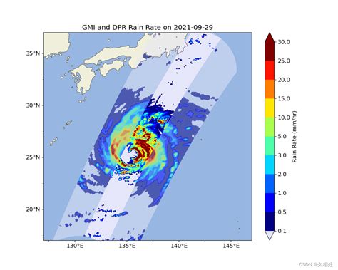 python读取gpm二级降水等卫星数据及思路 读取gpm l2级数据 csdn博客