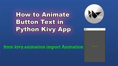 Framework Python Animation Text Buttons App Apps Animation Movies Motion Design