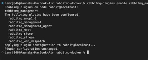 Docker Setting RabbitMQ