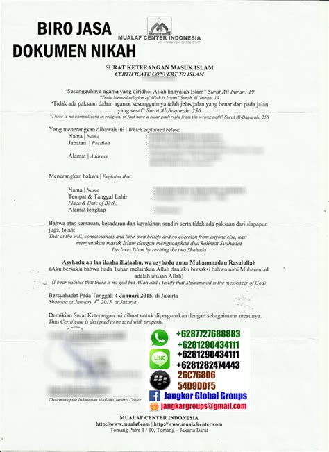 Detail Surat Pernyataan Masuk Islam Koleksi Nomer 41