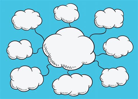 Cloud Diagram Illustration Free Image By Rawpixel Tvzsu Cloud