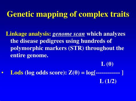 ppt genetics of complex traits and diseases powerpoint presentation free download id 3873987