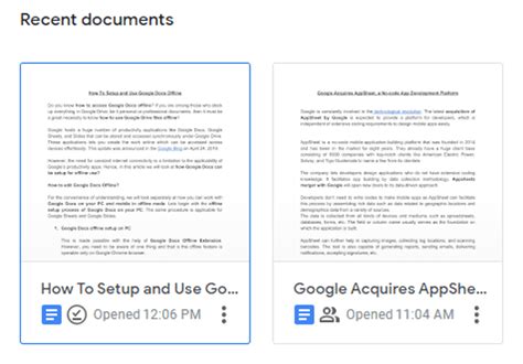 How To Setup And Use Google Docs Offline Techwiser
