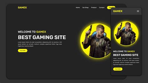 Responsive Gaming Website Using HTML CSS JavaScript YouTube