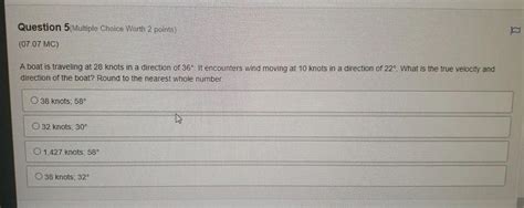 solved question 5 multiple choice worth 2 points a 07 07
