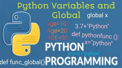 7 python variable and global for beginners python tutorial python for beginners python