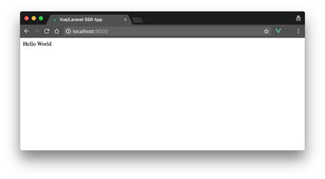 Server Side Rendering With Laravel Vue Js 2 5 Vue Js Developers